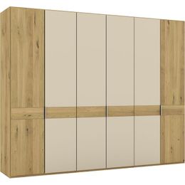 Musterring Dreht&uuml;renschrank &raquo;Savona, Kleiderschrank, Schrank, Garderobe, teilmassiv Eiche&laquo; mit T&uuml;rd&auml;mpfern, mit Spiegel oder Glas, extra B&ouml;den, MADE IN GERMANY, 