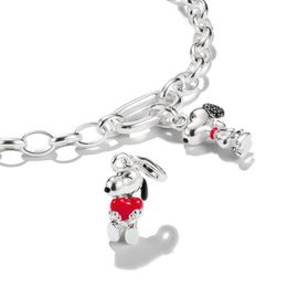 Thomas Sabo Damen Thomas Sabo Charm-Einh&auml;nger &raquo;Thomas Sabo x Peanuts Snoopy & Herz Charm - Original&laquo;