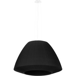 SOLLUX LIGHTING Kronleuchter »BELLA« E27 1 Stk. Slush -Einstellung Schwarz