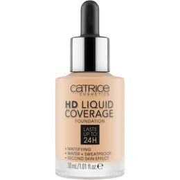 Catrice Damen Foundation &raquo;HD Liquid Coverage Foundation&laquo; mit leichter Textur beige