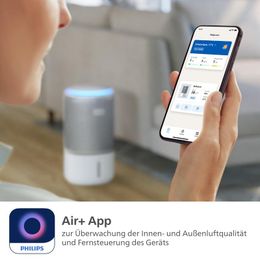 Philips Kombiger&auml;t Luftbefeuchter und -reiniger &raquo;AC3420/10 PureProtect Water 3400 Series, HEPA- und Aktivkohlefilter&laquo; f&uuml;r 78 qm R&auml;ume mit 300 m&sup3;/h CADR und 