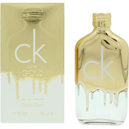 Calvin Klein Damen Eau de Toilette &raquo;CK One Gold&laquo; Holziger Unisex-Duft mit Feige, Jasmin, Veilchen und Vetiver. gold