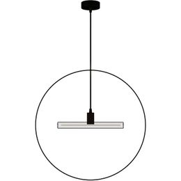 Segula Pendelleuchte &raquo;Syntax&laquo; S14d 1 Stk. Stylisher Minimalismus, schwarzes Metall, mit Textilkabel schwarz