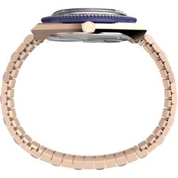 Timex Damen Quarzuhr &raquo;DIVER INSPIRED&laquo; Armbanduhr, Damenuhr, Datum, Leuchtzeiger, Flexband, Zugband gold