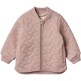 Wheat Jungen Wheat Outdoorjacke &raquo;Loui&laquo; w&auml;rmend und mit elastischen Strickb&uuml;ndchen rosa 80