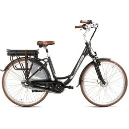VOGUE BIKE &raquo;Basic&laquo; 3 Gang Shimano Nexus Schaltwerk Nabenschaltung Frontmotor 250 W Pedelec, Elektrofahrrad f&uuml;r Damen u. Herren schwarz+schwarz