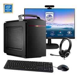 Hyrican PC-Komplettsystem »Home-Office-PC SET2347« 24 ′′ Intel Pentium Gold UHD Graphics 610 16 GB RAM 480 GB SSD Windows 11, inklusive 24"...