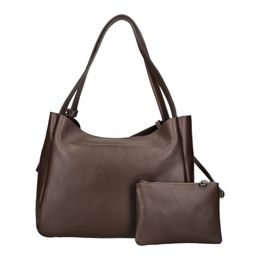 Nero Giardini Damen Shopper &raquo; Taschen Leder&laquo; braun