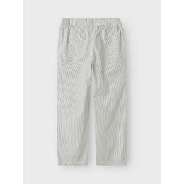 name it Jungen Schlupfhose &raquo;NKNJELA f&uuml;r M&auml;dchen und Jungen mit weitem Bein und Gummizug&laquo; gestreift, casual, relaxed fit, Baumwolle, ohne Kragen blau 