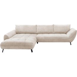 exxpo - sofa fashion Ecksofa &raquo;Biarritz modern und elegantes Mega Sofa mit tollem Sitzkomfort, L-Form&laquo; XXL&ndash; Longchair Ecke in hochwertiger Verarbeitung
