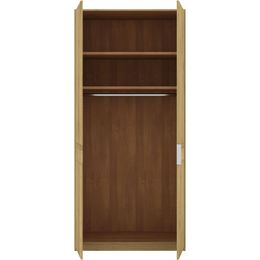 Musterring Dreht&uuml;renschrank &raquo;Savona, Kleiderschrank, Schrank, Garderobe, teilmassiv Eiche&laquo; mit T&uuml;rd&auml;mpfern, in 5 Breiten & 2 H&ouml;hen, extra B&ouml;den, MADE IN GERMANY,