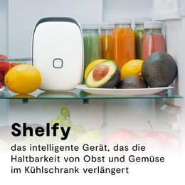 Luftreiniger &raquo;Shelfy &ndash; Smarte Frischeverl&auml;ngerung f&uuml;r deinen K&uuml;hlschrank&laquo; reduzierte Bakterien, verl&auml;ngert Haltbarkeit, gegen Schimmel wei&szlig;