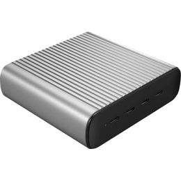 HYPER Ladestation &raquo;Juice 245W GaN Desktop Charger - EU / UK Cord&laquo; 1 Stk. tlg. silber Maximale Kompatibilit&auml;t