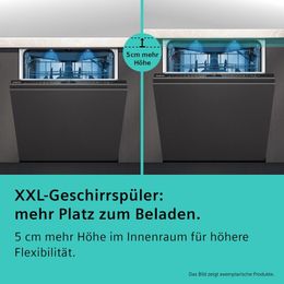 Siemens vollintegrierbarer Geschirrsp&uuml;ler XXL, iQ300 &raquo;SX73EX22CE&laquo; 14 Ma&szlig;gedecke Made in Germany silber programmDownload: so bleibt dein Home-Connect-