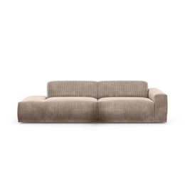 Trendmanufaktur Big-Sofa &raquo;Braga, mit hochwertigem Kaltschaum, Megasofa, in Cord erh&auml;ltlich&laquo; modernes Big-Sofa, Couch mit hohem Sitzkomfort, 277/72/107