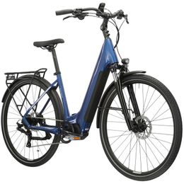 Kross Unisex &raquo;E-Trekkingrad Trans Hybrid LS 3.0 28 Zoll blau&laquo; 8 Gang Shimano Acera T3000 Schaltwerk Kettenschaltung Mittelmotor 250 W Pedelec, 
