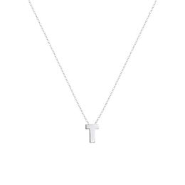Elli Damen Kette mit Anh&auml;nger &raquo;Buchstabe T Initialen Trend Minimal 925 Silber&laquo;