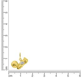 Firetti Damen Kettenanh&auml;nger &raquo;Schmuck Geschenk Gold 375 Halsschmuck Anh&auml;nger Fu&szlig;all mit Schuh&laquo; () gold