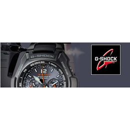 Casio G-Shock Herren Casio G-SHOCK Chronograph Quarzuhr,Armbanduhr,Herrenuhr,digital, bis 20 bar wasserd.Resinarmband schwarz