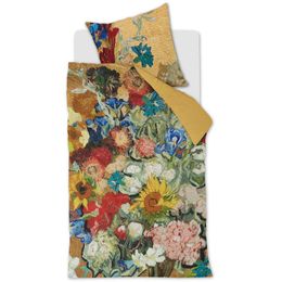 BEDDINGHOUSE X VAN GOGH MUSEUM Bettwäsche »Bouquet dAnniversaire« 2 Stk. tlg. Gold Obermaterial: 100% Baumwolle B/L: 135 cm x 200 cm