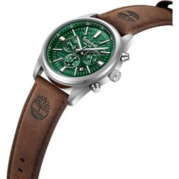 Timberland Herren Chronograph &raquo;NORTHBRIDGE&laquo; Quarzuhr, Armbanduhr, Herrenuhr, Lederarmband, Stoppfunktion, Datum braun