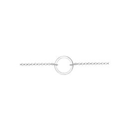 Elli Damen Collier &raquo;Choker Anh&auml;nger Kreis Rund 925 Silber&laquo;
