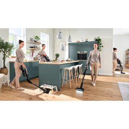 Bosch Akku-Stielstaubsauger &raquo;Unlimited 10 BKS1041RHF, MicroClean Technology, Display, Knickrohr&laquo; HEPA-Filtersystem, 10 Jahre Motorgarantie, LED-Licht,
