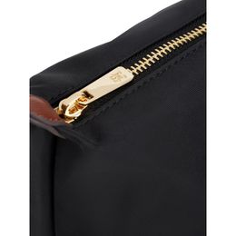 Tommy Hilfiger Damen Kosmetiktasche &raquo;TH ICON WASHBAG NYLON&laquo;, Unisex Minibag, Kulturbeutel, mit TH-Schmuckelement schwarz