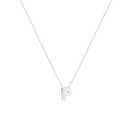 Elli Damen Kette mit Anh&auml;nger &raquo;Buchstabe P Initialen Trend Minimal 925 Silber&laquo;