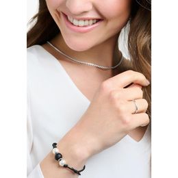Thomas Sabo Damen Thomas Sabo Perlenarmband &raquo;A2076-451-11-L22V&laquo; mit Obsidian - mit S&uuml;&szlig;wasserzuchtperle bunt