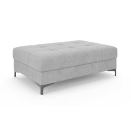 OTTO home Polsterhocker &raquo;LEEVKE Sitzhocker passend zum Sofa, Breite 115 cm&laquo; mit hochelastischer Schaum und Wellenunterfederung 92% Polyester, 8% Nylon