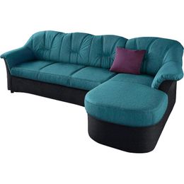 DOMO collection Ecksofa »Flores Schlafsofa, B/T/H: 233/142/86 cm, L-Form« wahlweise mit Bettfunktion, wahlweise mit Federkern, auch in Leder...