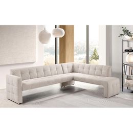 exxpo - sofa fashion Essbank &raquo;Barista, bequem und elegant, hohe Bodenfreiheit&laquo; Eckbank Barista bequem und elegant, hochwertige Detailverarbeitung 