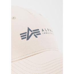Alpha Industries Damen Trucker Cap &raquo;Alpha Cap&laquo; wei&szlig;