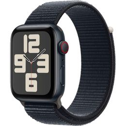 Apple Smartwatch »Watch SE Aluminium« (4, 4 cm / 1, 73 ′′) Watch OS 10;Siri;EKG;Herzfrequenz Mitternacht