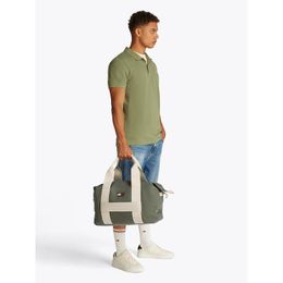 Tommy Jeans Herren Weekender &raquo;TJM RETRO COOL DUFFLE&laquo; Unisex Umh&auml;ngetasche, Henkeltasche, Schultertasche mit Kontrastbesatz gr&uuml;n