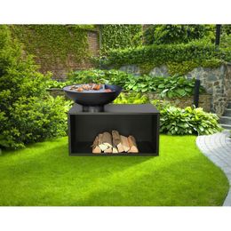 Buschbeck Holzkohlegrill &raquo;Planchagrill Giant&laquo; BxH: 115x86cm schwarz
