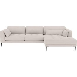 Trendmanufaktur Ecksofa &raquo;Luzi, wahlweise mit Schlaffunktion & Bettkasten. OTTOs Choice, L-Form&laquo; Designsofa mit tollem Sitzkomfort, Metallf&uuml;&szlig;e schwarz,