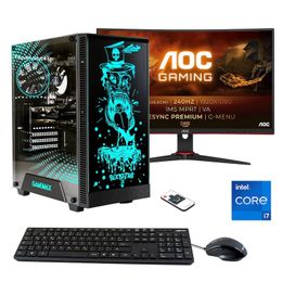Hyrican Gaming-PC-Komplettsystem »Rockstar SET02375« 27 ′′ Intel Core i7 GeForce RTX 3060 16 GB RAM 1.000 GB SSD inklusive 27" Curved Monitor AOC...