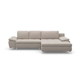 Sit & More sit&more Ecksofa &raquo;Latigo L-Form&laquo; mit Mega-Recamiere, wahlweise mit Bettfunktion und Bettkasten grau