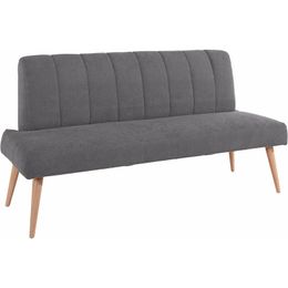 exxpo - sofa fashion Sitzbank &raquo;Costa, moderne R&uuml;ckensteppung, bequem und elegant, hoher Holzfu&szlig;&laquo; hochwertige Detailverarbeitung, Frei im Raum stellbar