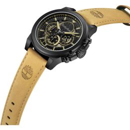 Timberland Herren Chronograph &raquo;FAST STRIKE&laquo; Quarzuhr, Armbanduhr, Herrenuhr, Lederarmband, Stoppfunktion, Datum braun
