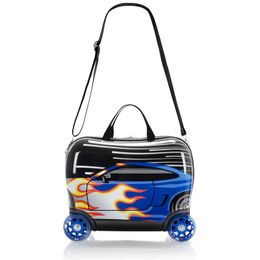 Heys Kinder Kinderkoffer &raquo;Kinderkoffer Kids Ride-On Luggage, 16 cm&laquo; 25 l 4 Rollen x Joachim Llambi Kindertrolley Kinder Reisegep&auml;ck schwarz