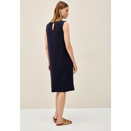 Cecil Damen Jerseykleid Ohne Taschen Sommerkleid &auml;rmellos und mit Rundhals blau L (42), N-Gr