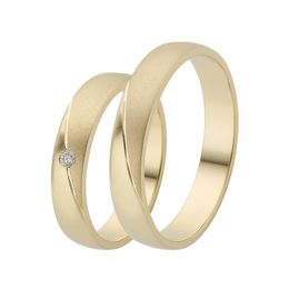 Firetti Kinder Trauring &raquo;Schmuck Geschenk Gold 375 Hochzeit Ehering Trauring "LIEBE"&laquo; Made in Germany, wahlweise mit oder ohne Brillant gold