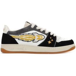 Enterprise Japan Low-Top Sneaker - Rocket Sneaker S3698 White Black - Gr. 41 (EU) - in Wei&szlig; - f&uuml;r Damen