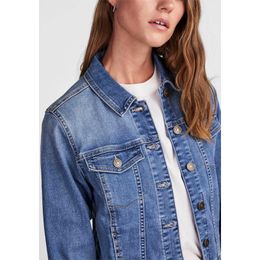 Pieces Jeansjacke »PCOIA LS DNM JACKET MB NOOS BC« Medium Blue Denim M M Kurze Jeansjacke von Pieces