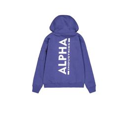 Alpha Industries Damen Hoodie &raquo;Backprint Hoodie &laquo; lila S