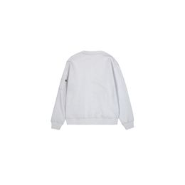 Alpha Industries Damen Sweater &raquo;Satin Logo Sweatshirt&laquo; grau 3XL
