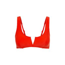 Lscn By Lascana Damen LSCN by LASCANA Bustier-Bikini-Top &raquo;Gina&laquo; mit V-Ausschnitt vorne orange 42, Cup C